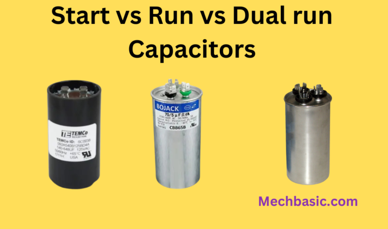 HVAC Capacitors Types Fully Explained » MechBasic.com
