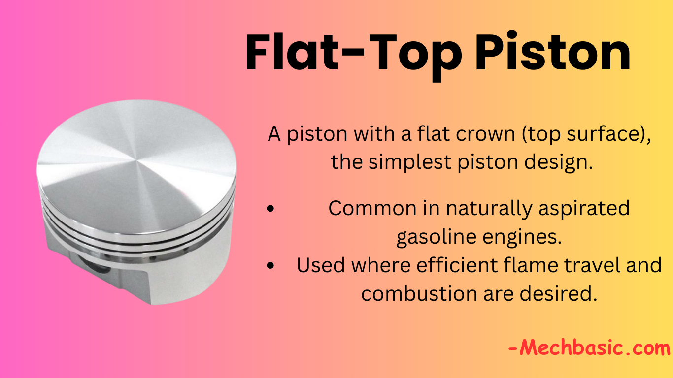 Types of piston in detail with diagrams!!! » MechBasic.com