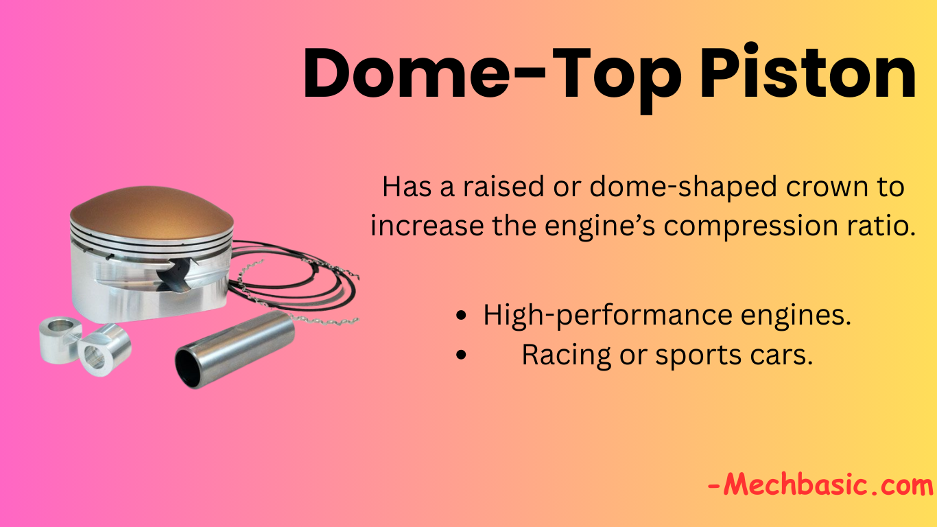 Types of piston in detail with diagrams!!! » MechBasic.com