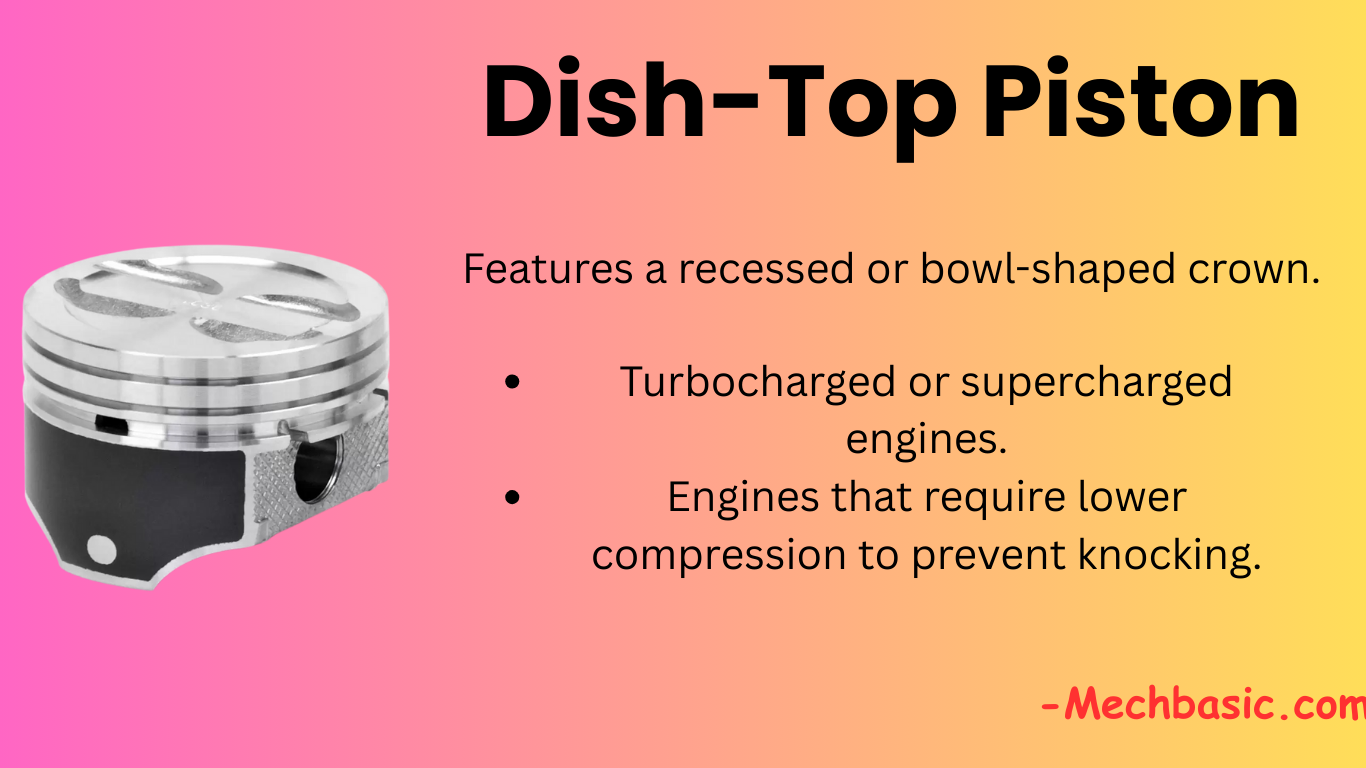 Types of piston in detail with diagrams!!! » MechBasic.com