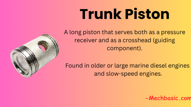 Types of piston in detail with diagrams!!! » MechBasic.com