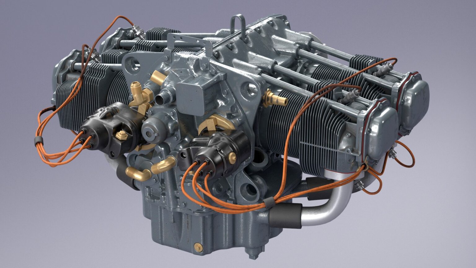 The Most common piston engines used in aircraft today
