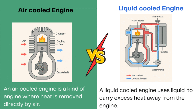 Air cooled vs Water cooled Engine-Differences You must know