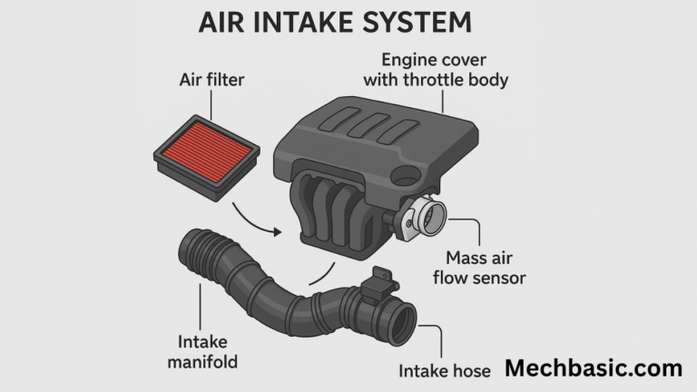 Air intake system in automobile » MechBasic.com