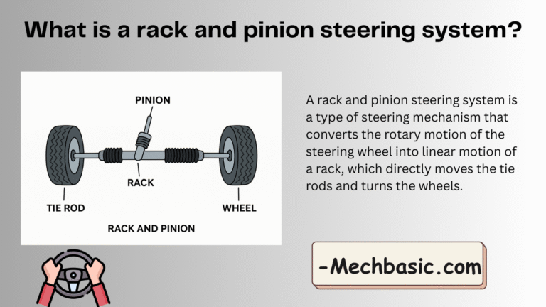 What is a rack and pinion steering system? » MechBasic.com