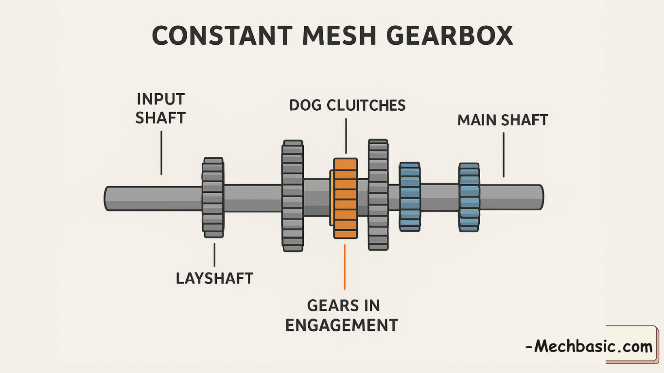 Constant mesh gear box-Everything you need to know