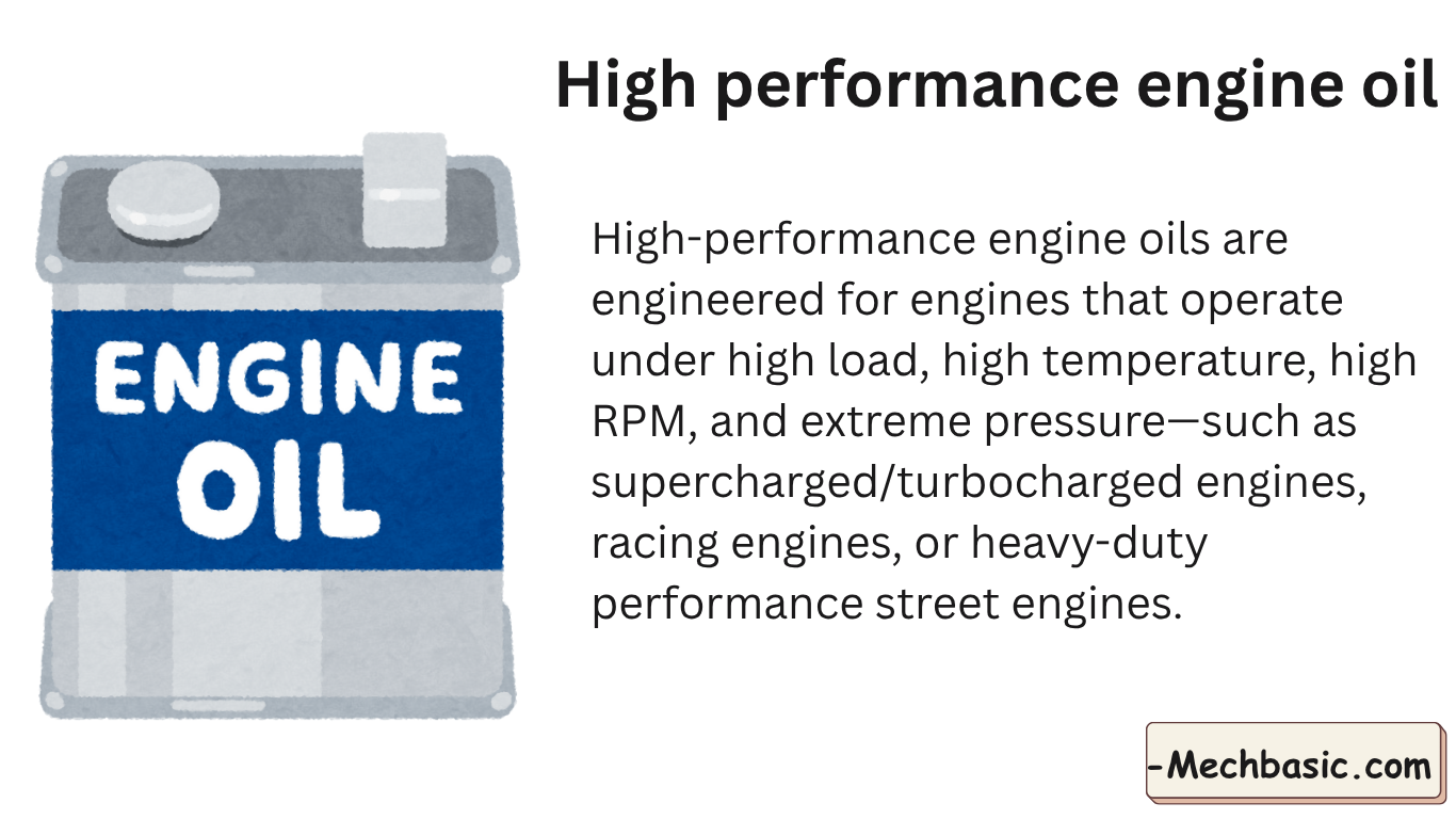 High performance engine oil-Everything you need to know