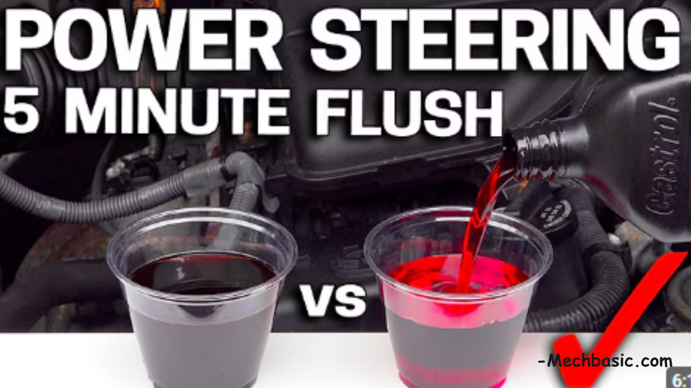 How to flush power steering fluid » MechBasic.com