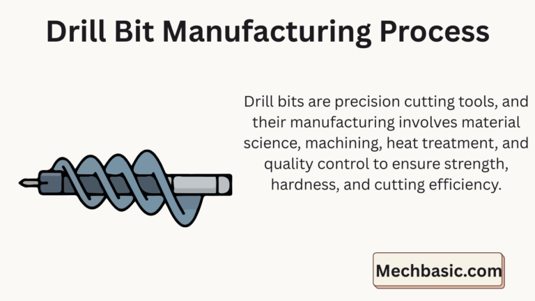 Drill bit manufacturing process-Everything you need to know