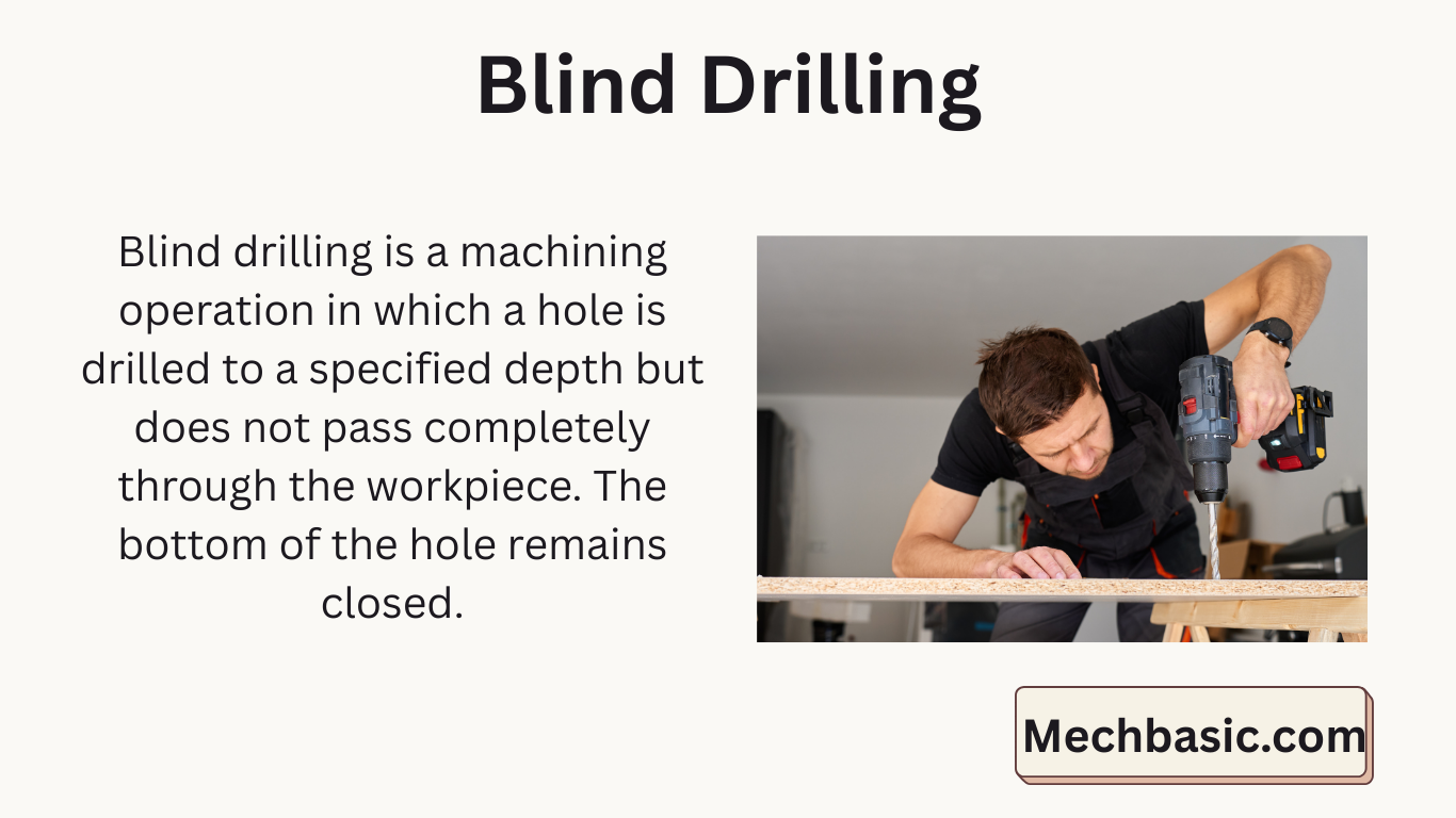 Blind Drilling-Everything you need to know » MechBasic.com