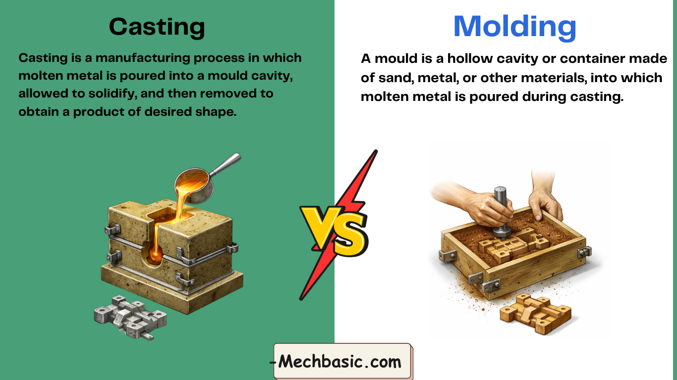 What is casting vs Mold Differences » MechBasic.com
