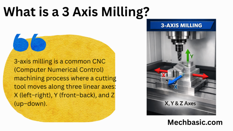 3 Axis Milling-Everything you need to know » MechBasic.com